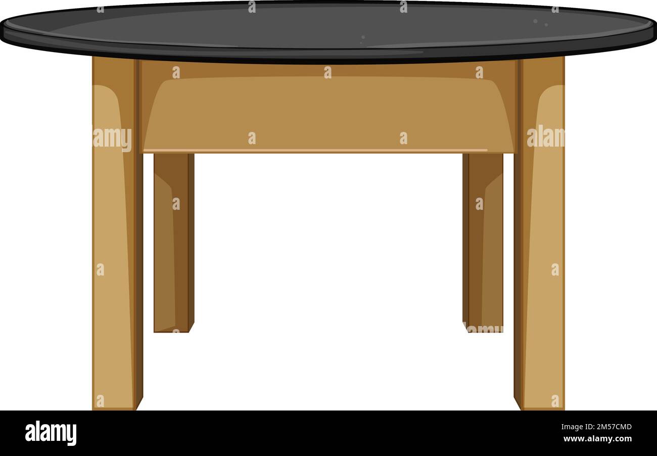 empty wood table cartoon vector illustration Stock Vector Image & Art ...