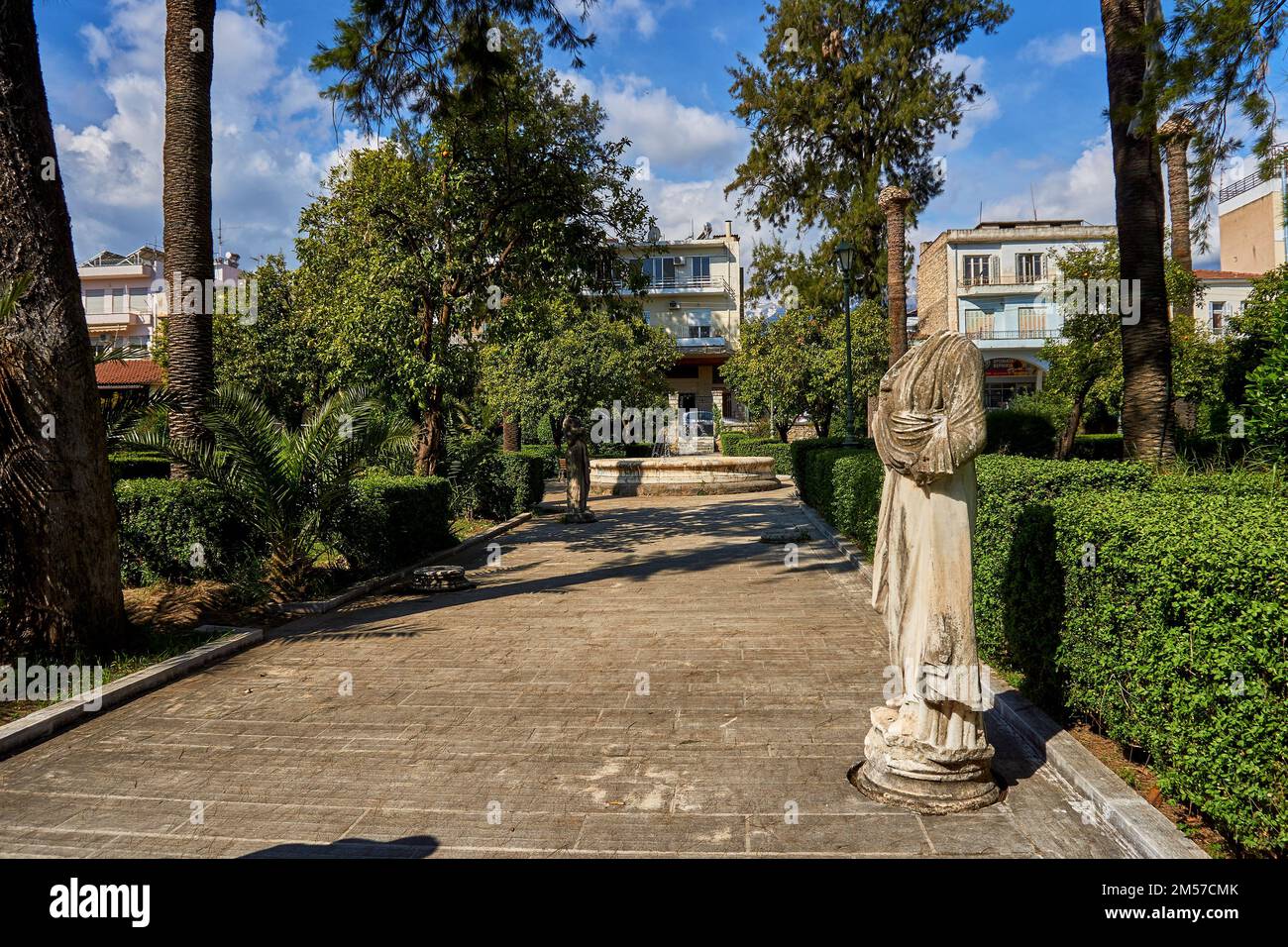 Exterior view of the Archaeological Museum of Sparta located in Sparta ...