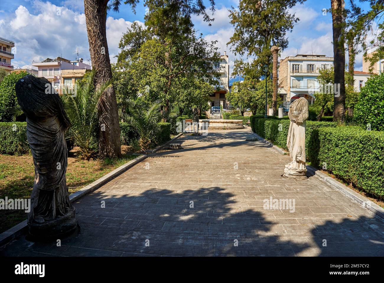 Exterior view of the Archaeological Museum of Sparta located in Sparta ...