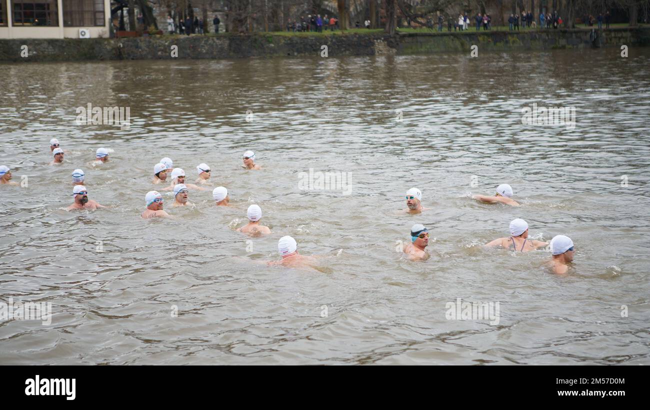 Vltava river swimming competition hi-res stock photography and images ...