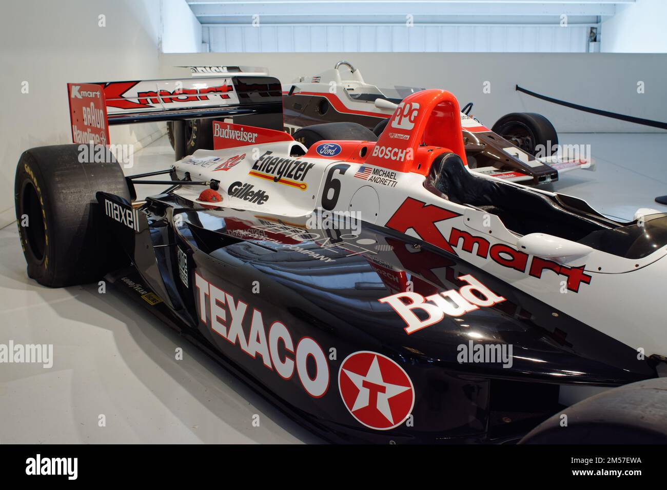 Vintage formula one race car labeled with Kmart, Energizer, and Bud on ...