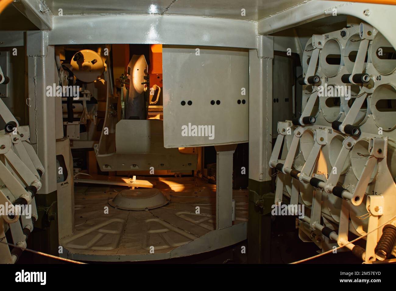 The interior of a SCUD missel launcher on display at the American ...