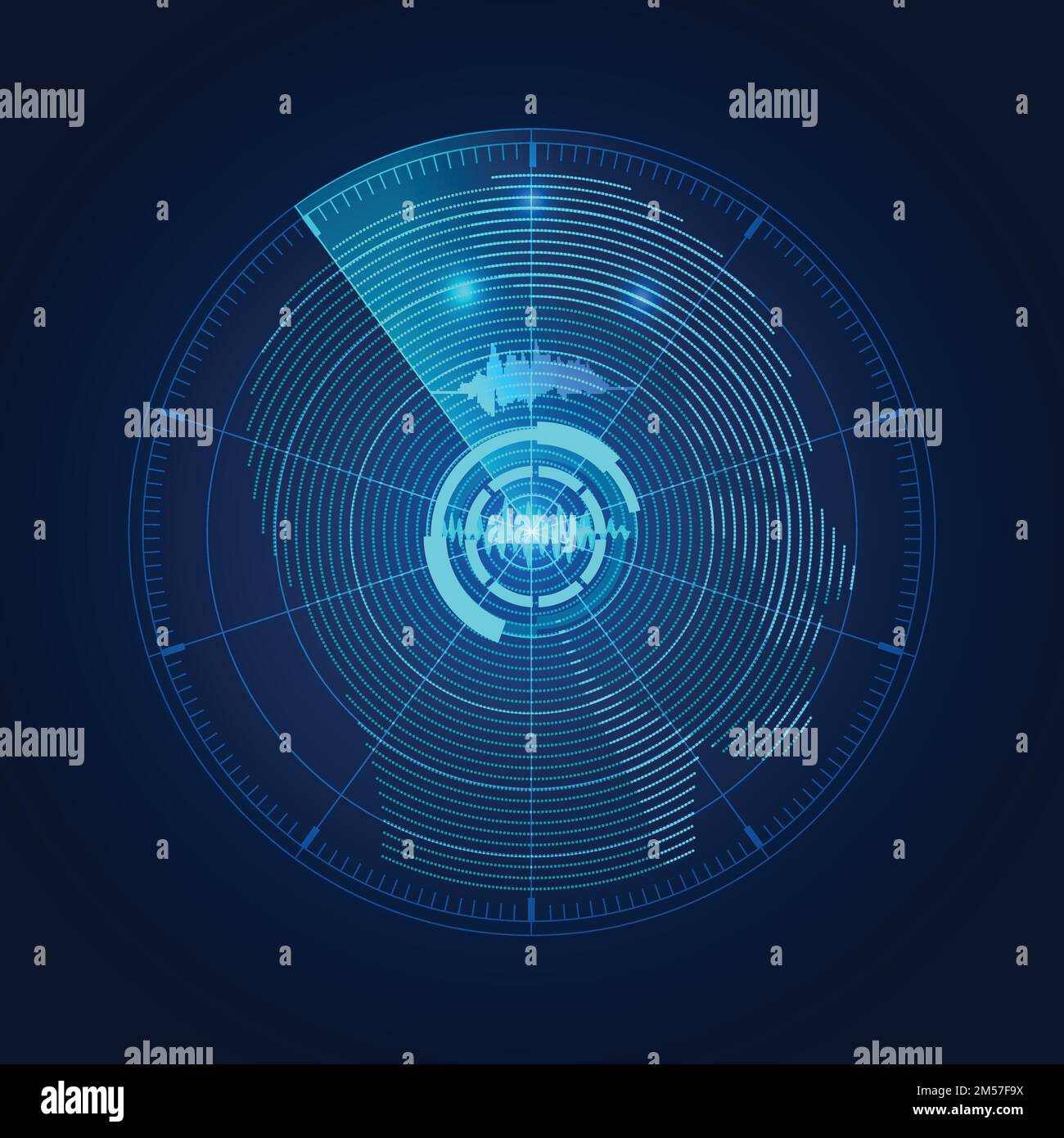 Brain scan computer screen Stock Vector Images - Alamy