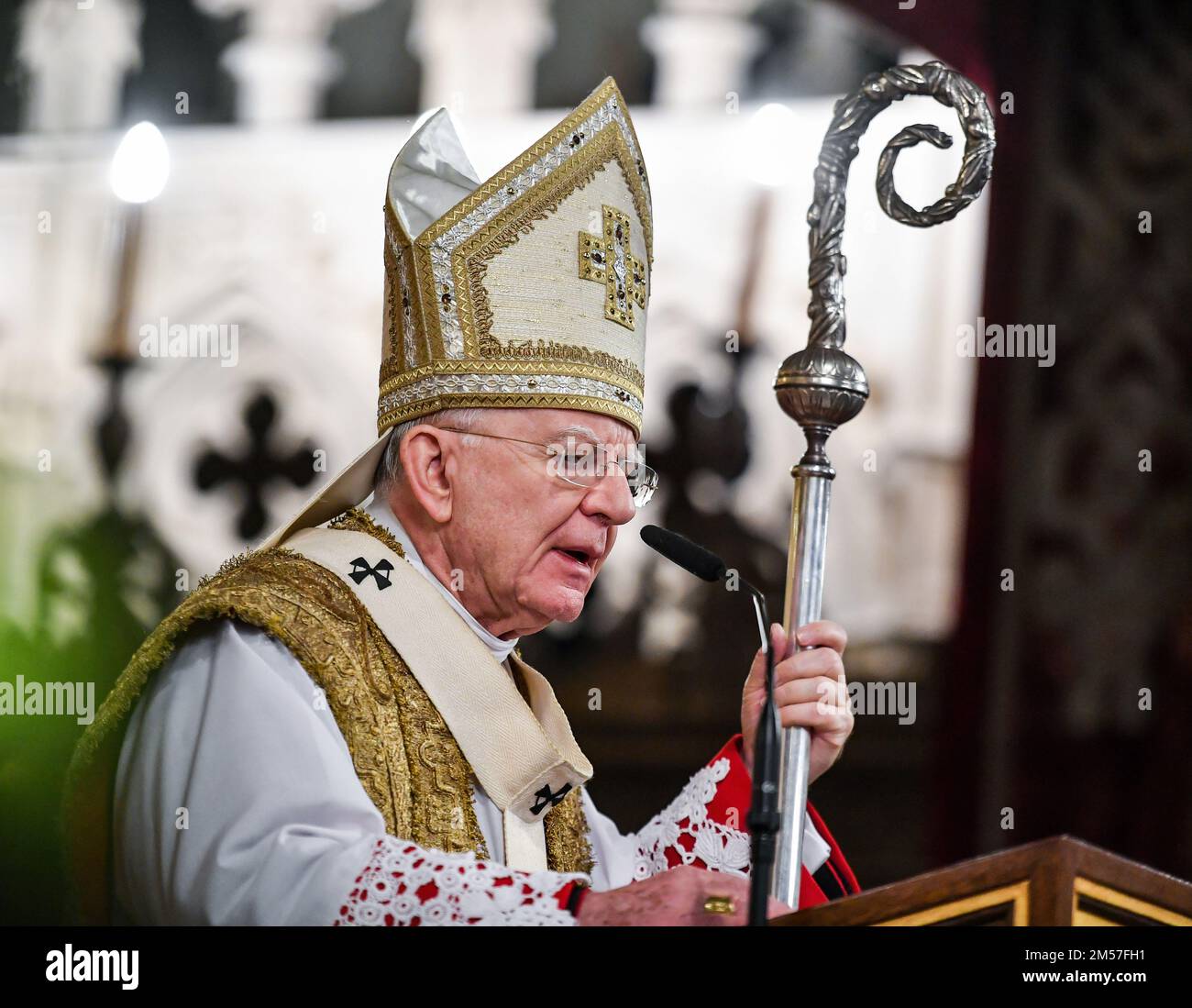 Krakow, Poland. 25th Dec, 2022. Archbishop Marek Jedraszewski ...