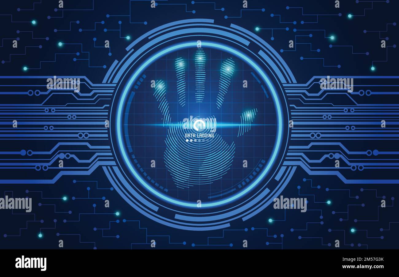 Palm scanning hi-res stock photography and images - Alamy