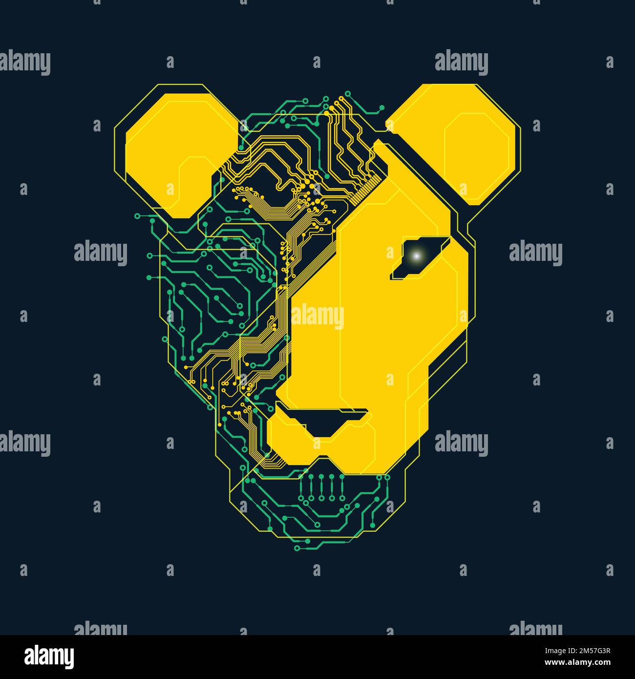 Lion head shape hi-res stock photography and images - Alamy
