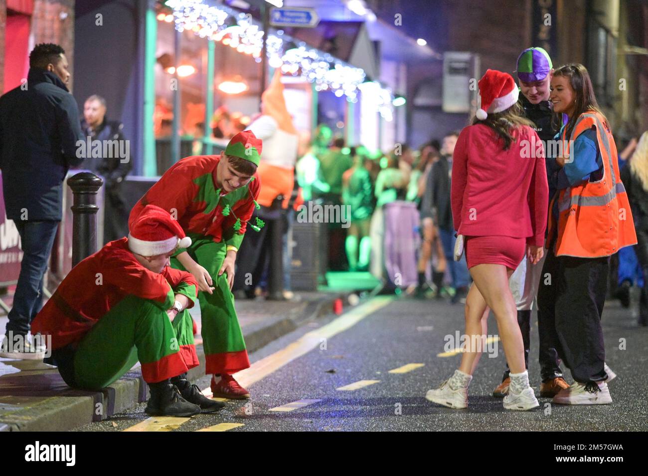 Wigan boxing day fancy dress hi-res stock photography and images - Alamy