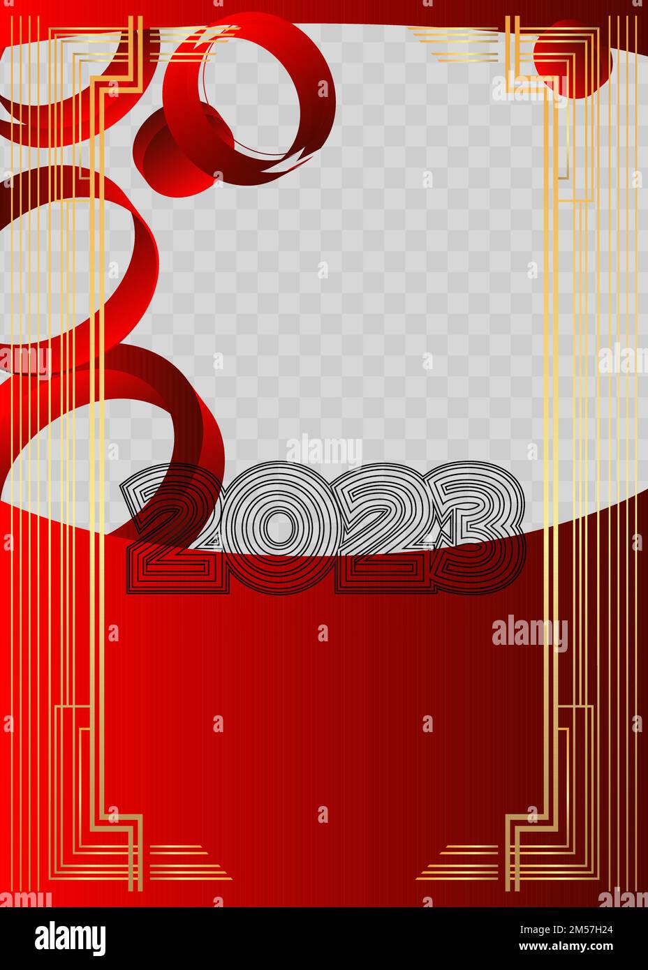 Luxury deluxe 2023 Background vector illustration. Abstract event ...