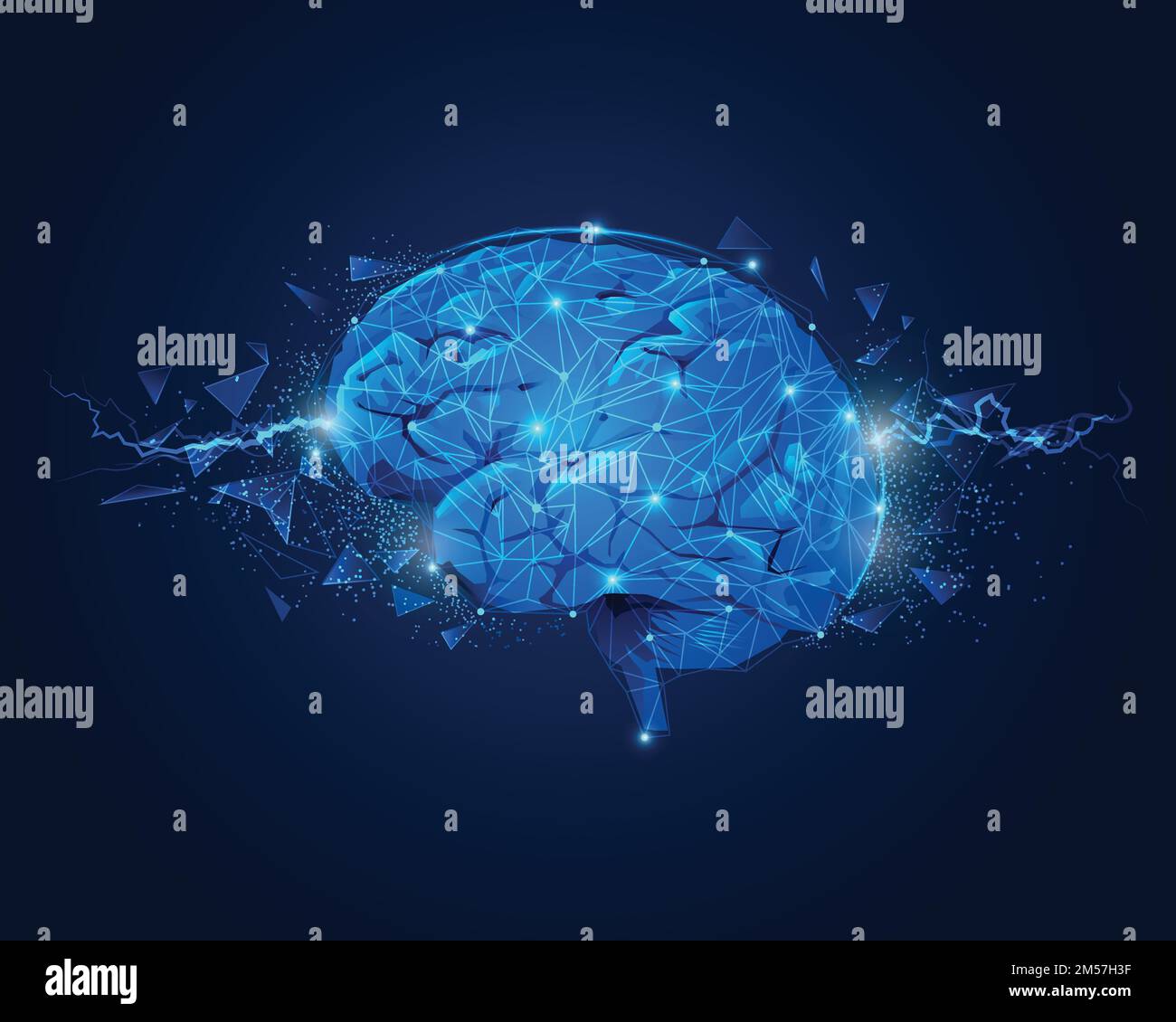 Brain synapse learning Stock Vector Images - Alamy