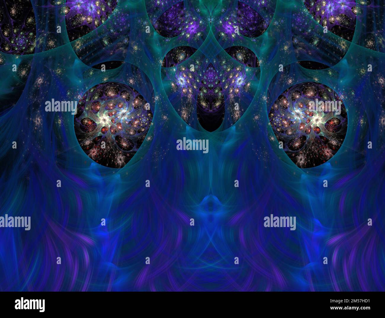 Imaginatory lush fractal texture image abstract background Stock Photo ...