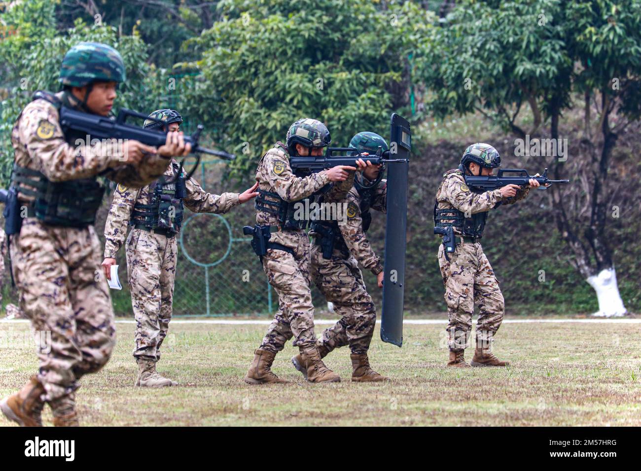 HECHI, CHINA - DECEMBER 26, 2022 - Special forces members of China's ...