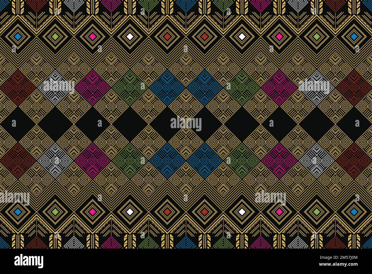 pattern seamless batik songket rangrang lombok Stock Vector Image & Art ...