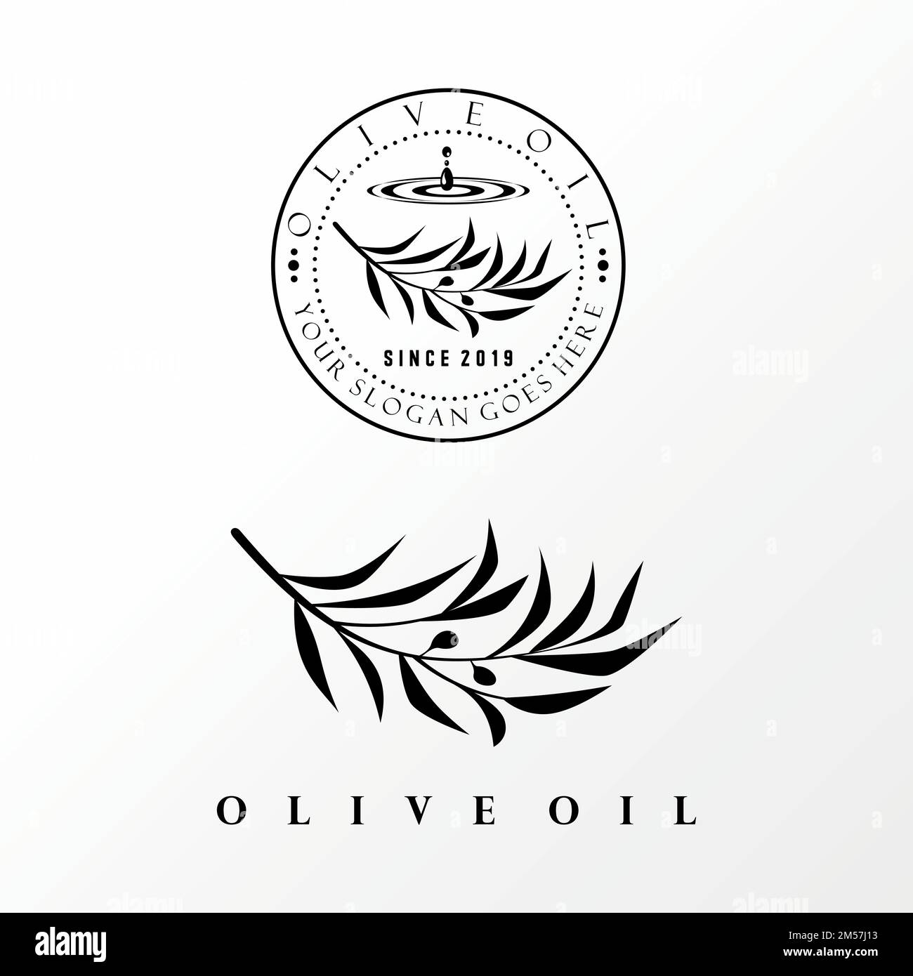 Oil leaf Black and White Stock Photos & Images - Alamy