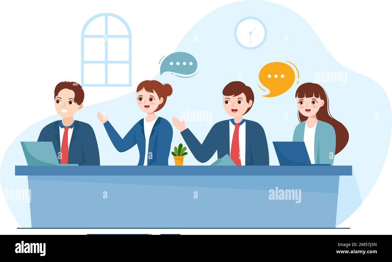 City Council Meeting with Business Team, Employee for Important ...