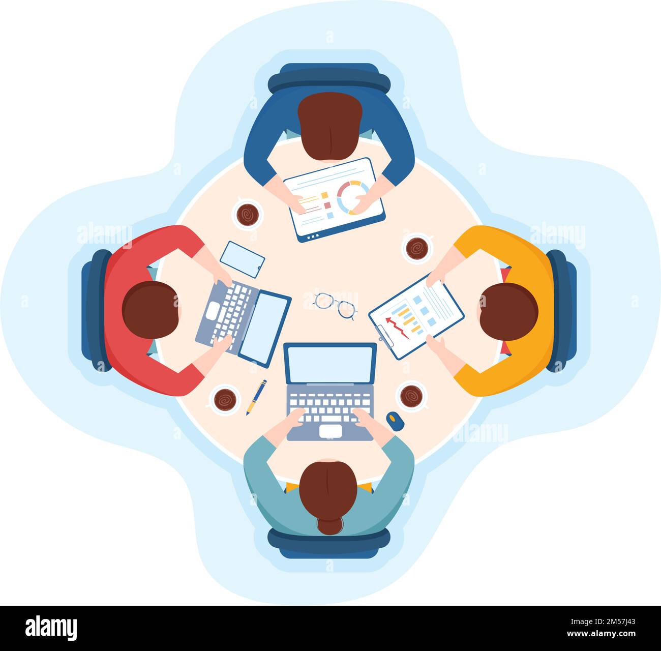 City Council Meeting with Business Team, Employee for Important ...