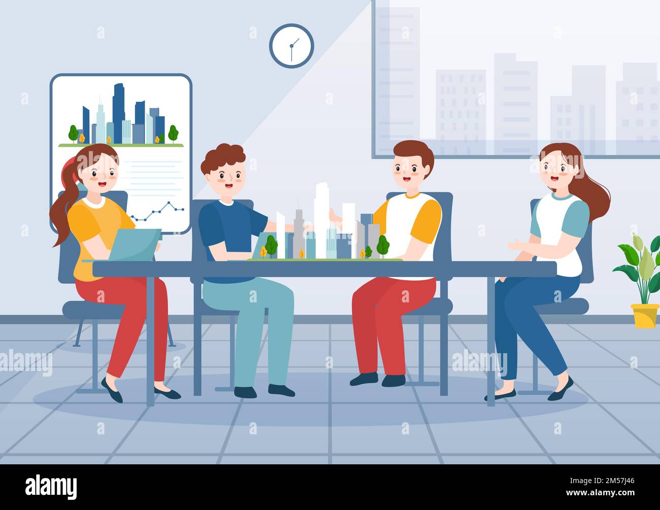 City Council Meeting with Business Team, Employee for Important ...