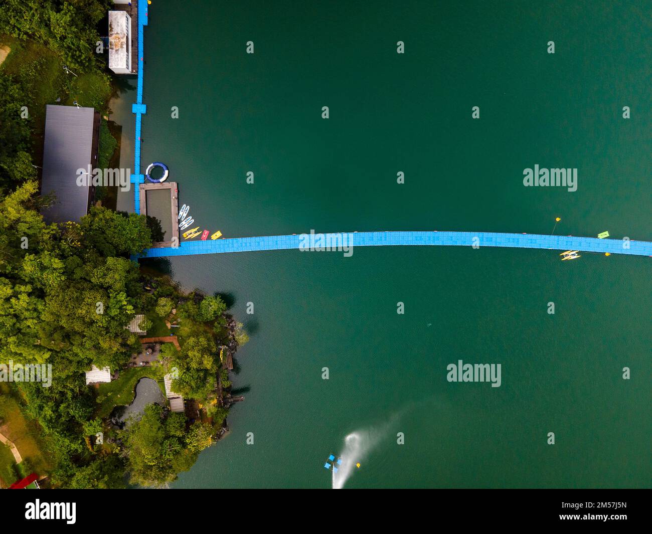 Blue Lake located at Bau district 45 minute driving from Kuching city ...