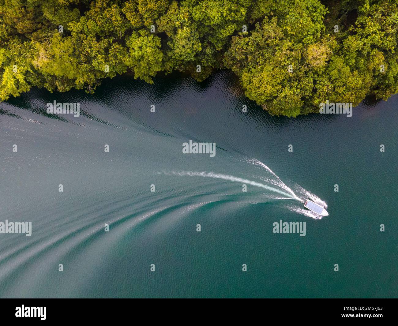 Blue Lake located at Bau district 45 minute driving from Kuching city ...