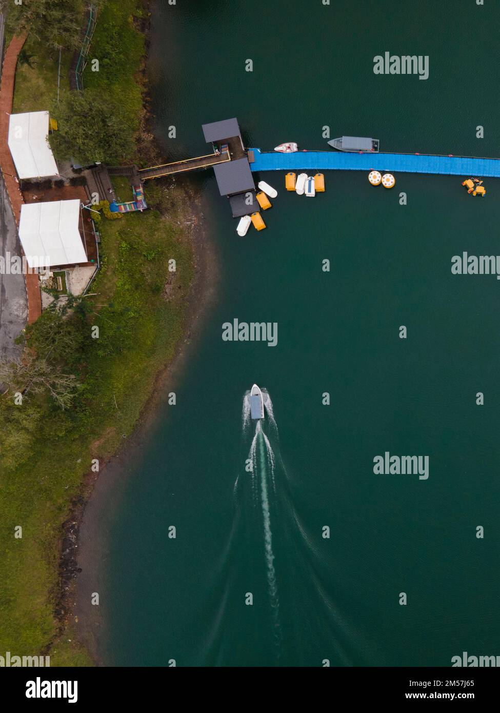 Blue Lake located at Bau district 45 minute driving from Kuching city ...