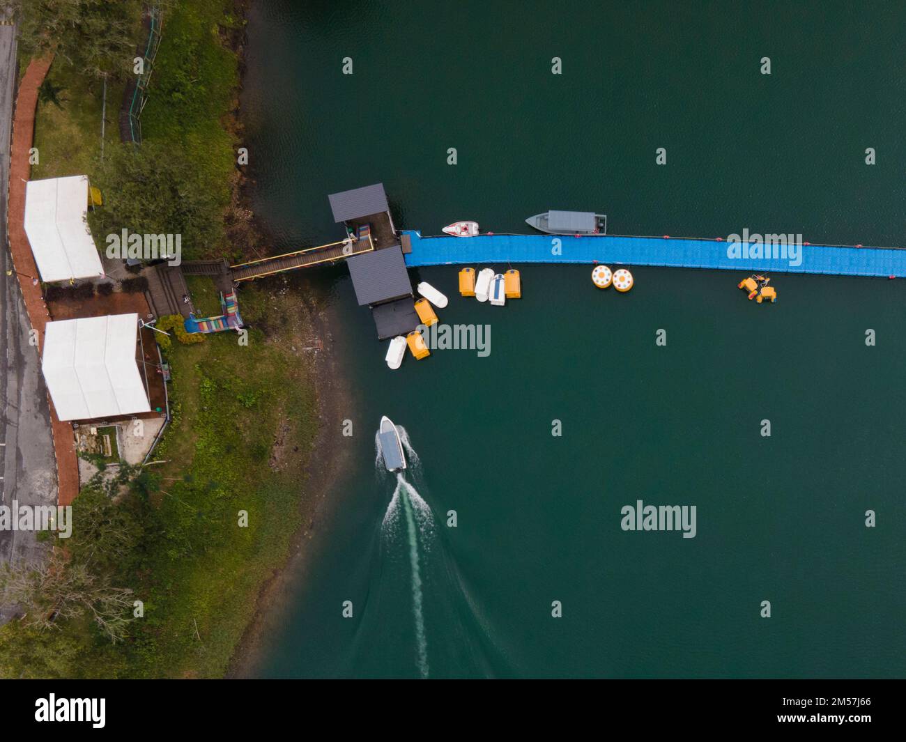 Blue Lake located at Bau district 45 minute driving from Kuching city ...