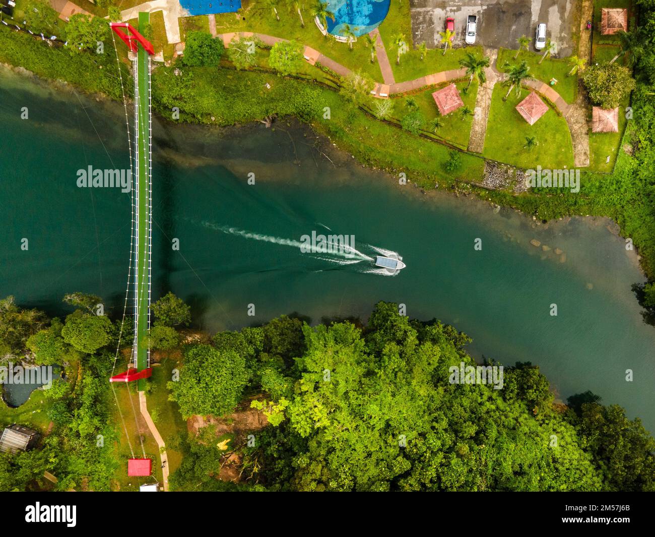 Blue Lake located at Bau district 45 minute driving from Kuching city ...