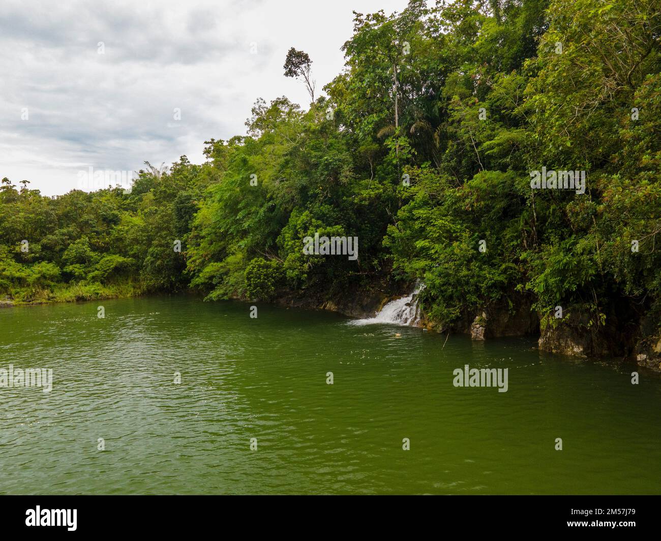 Blue Lake located at Bau district 45 minute driving from Kuching city ...