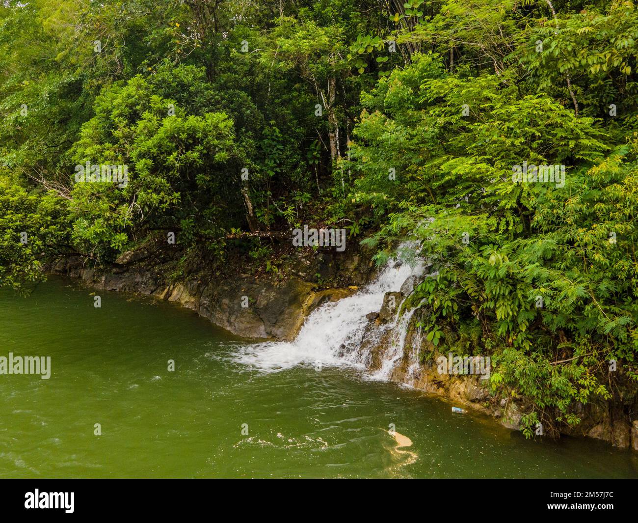 Blue Lake located at Bau district 45 minute driving from Kuching city ...
