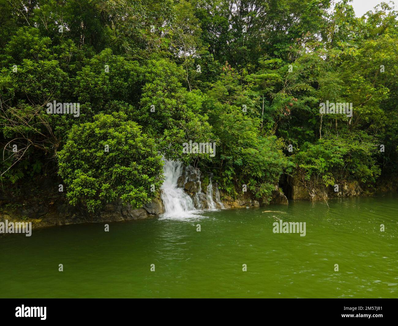 Blue Lake located at Bau district 45 minute driving from Kuching city ...