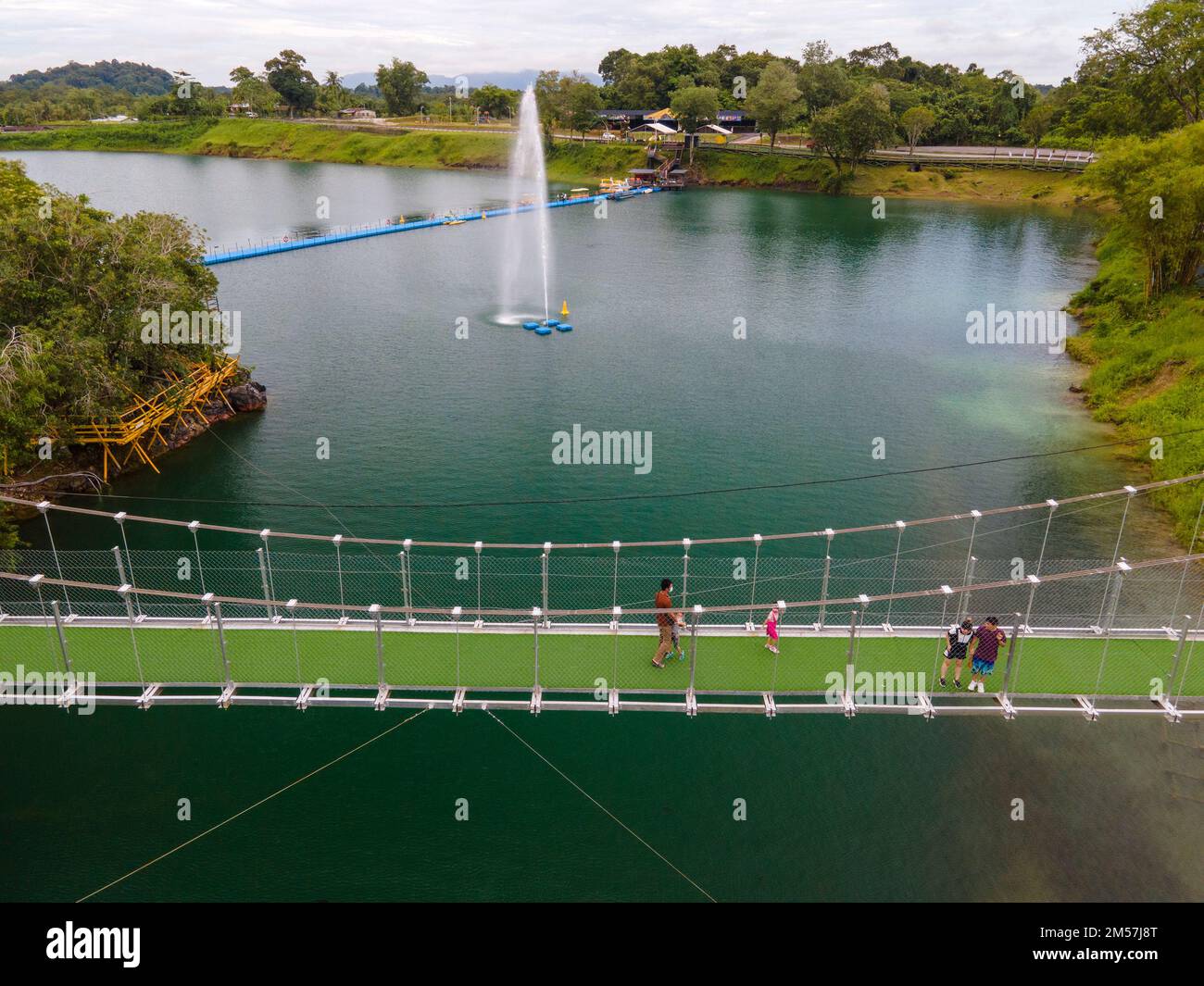 Blue Lake located at Bau district 45 minute driving from Kuching city ...