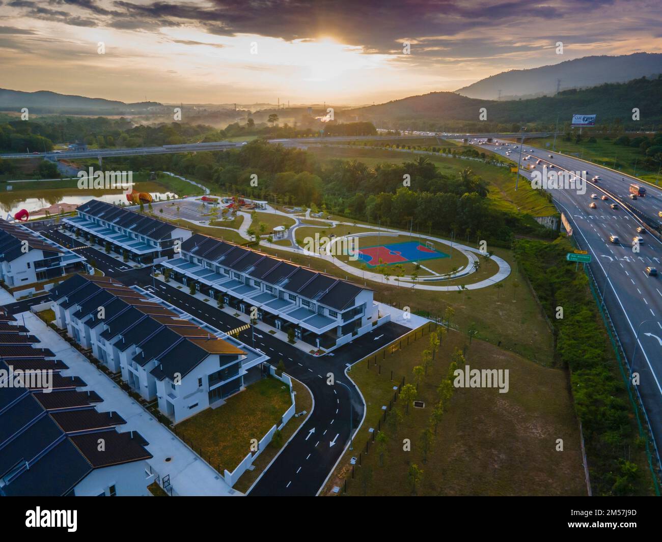 Tropical mountain sunset car driving hi-res stock photography and ...