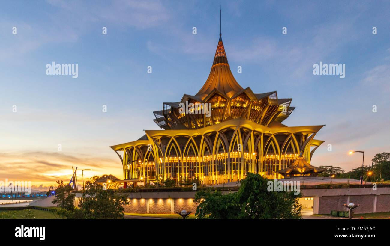 Sarawak State Legislative Assembly building Stock Photo - Alamy