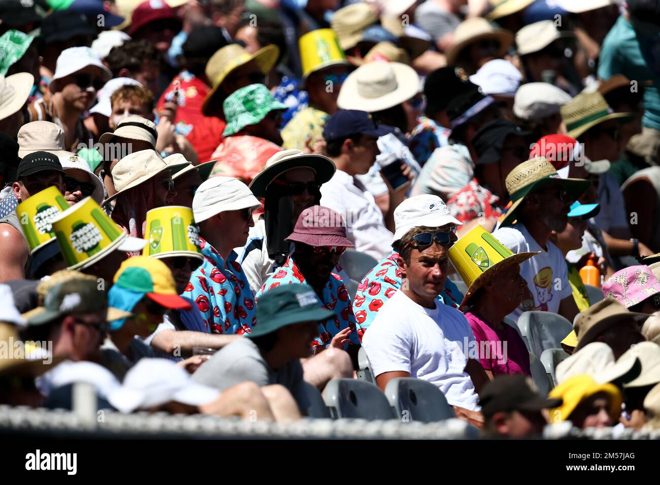Melbourne, Australia, 27 December, 2022. Spectators are seen during the ...
