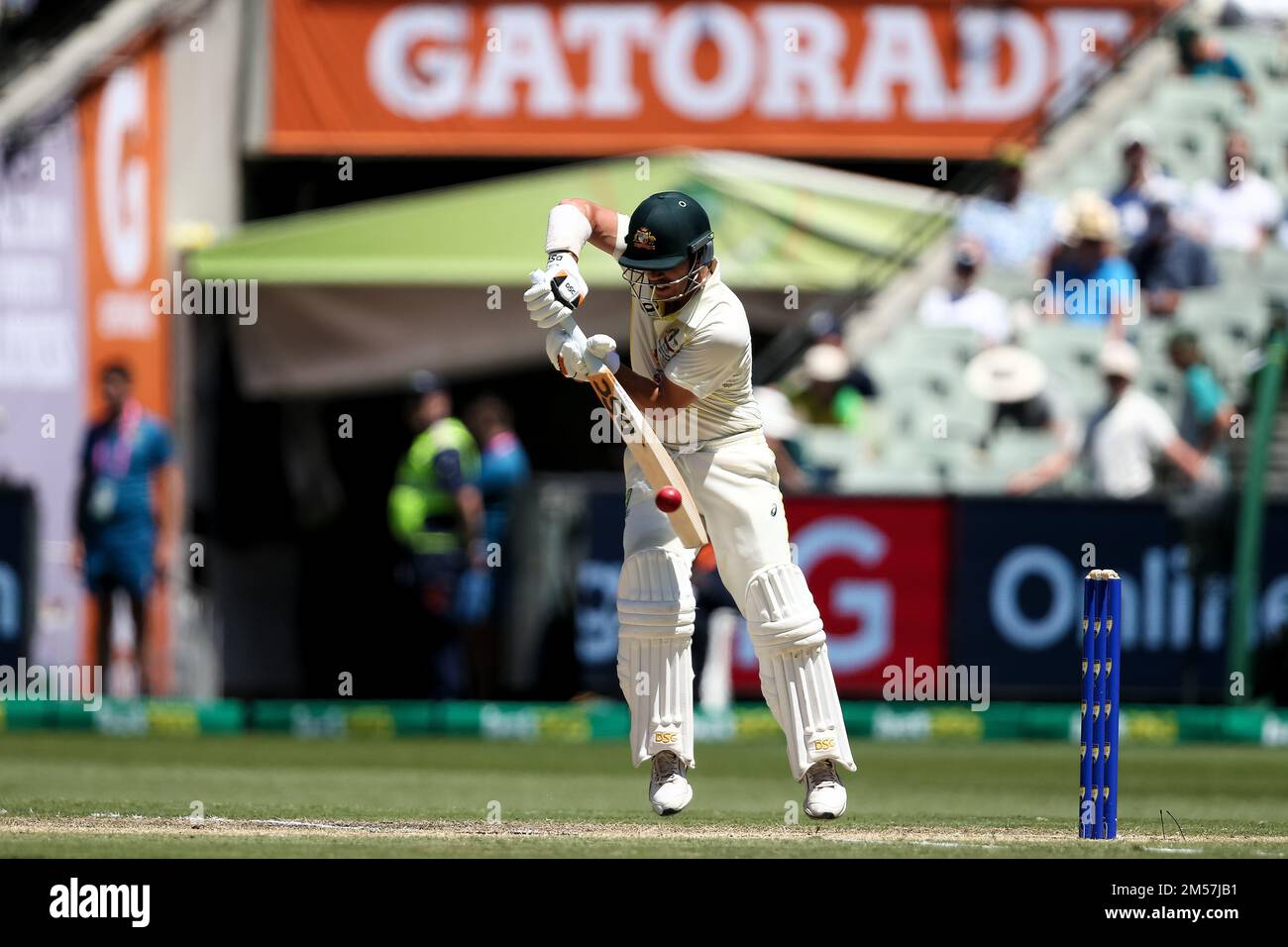 Melbourne, Australia, 27 December, 2022. David Warner of Australia bats ...