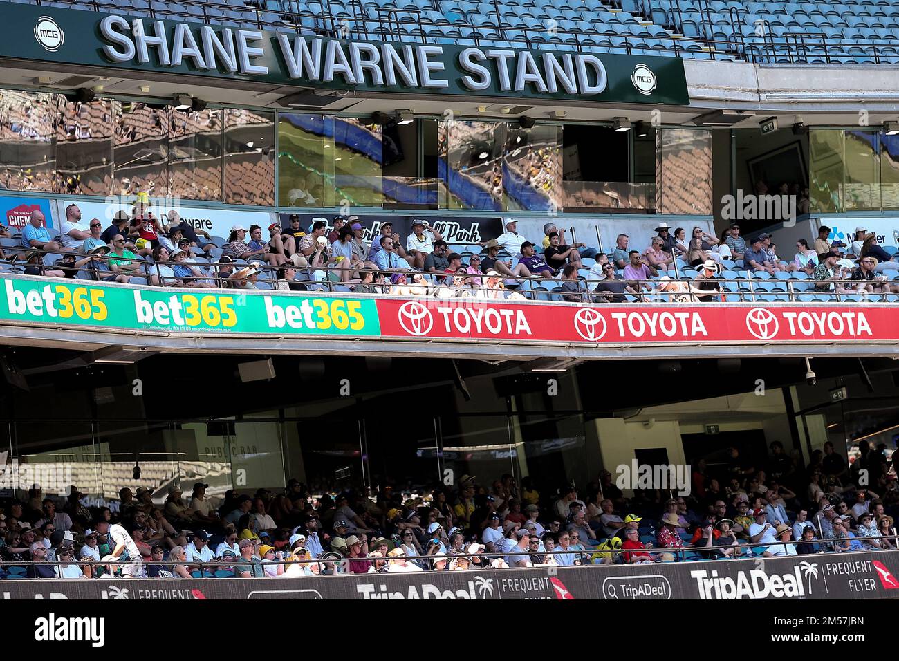 Melbourne, Australia, 27 December, 2022. A view of the Shane Warne ...
