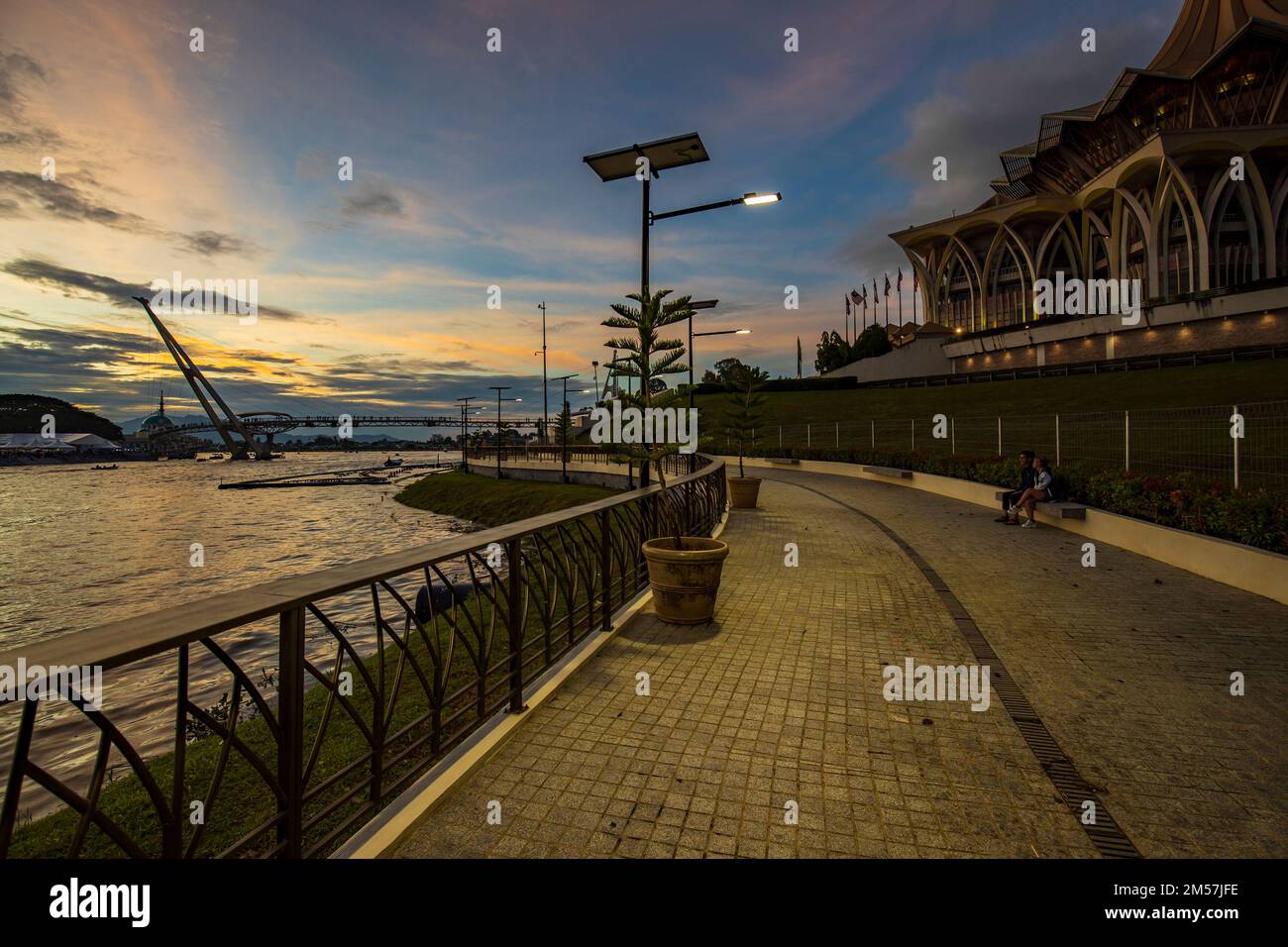 Kuching Sarawak waterfront new attraction Stock Photo - Alamy