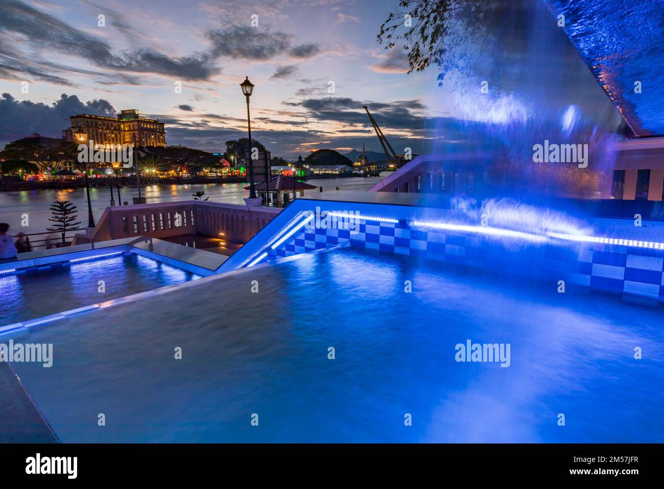 Kuching Sarawak waterfront new attraction Stock Photo - Alamy