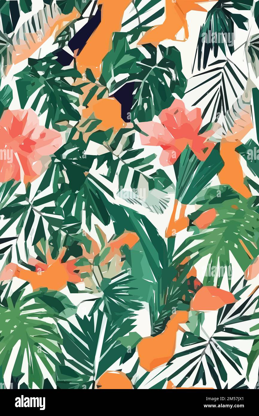 Beautiful floral illustration. Pattern for fabrics, wallpapers ...