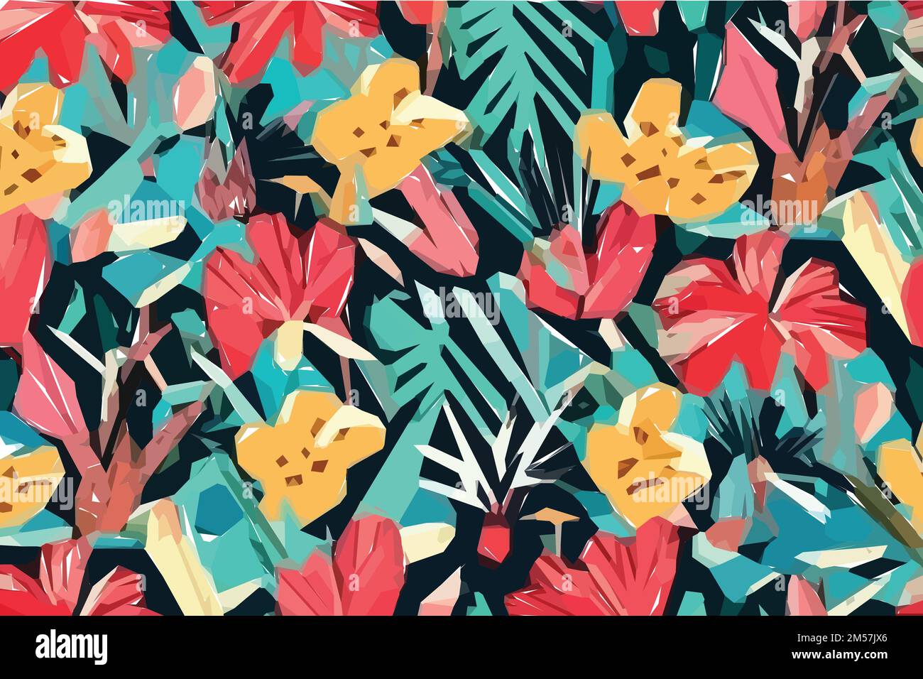 Beautiful floral illustration. Pattern for fabrics, wallpapers ...