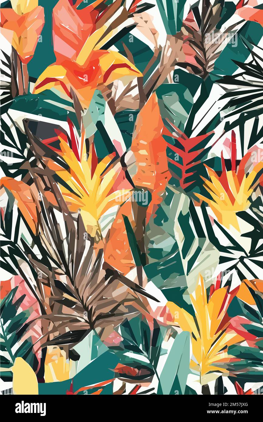 Beautiful floral illustration. Pattern for fabrics, wallpapers ...