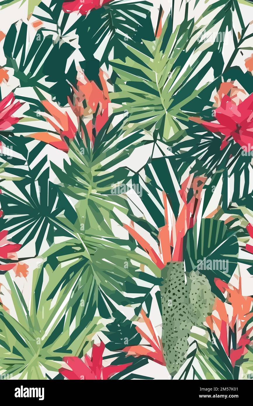 Beautiful floral illustration. Pattern for fabrics, wallpapers ...