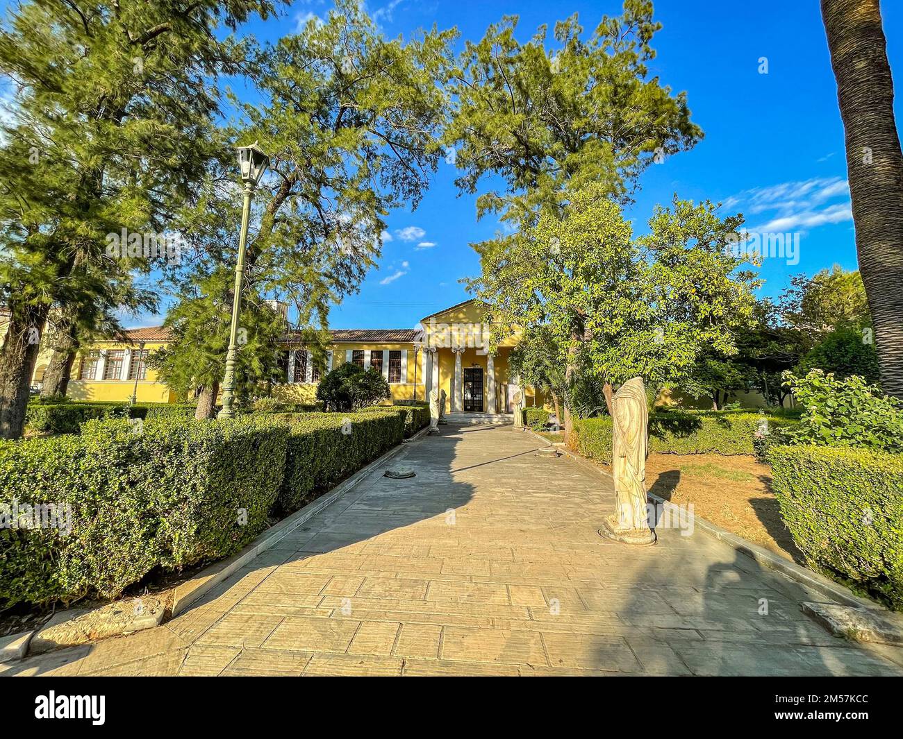Exterior view of the Archaeological Museum of Sparta located in Sparta ...