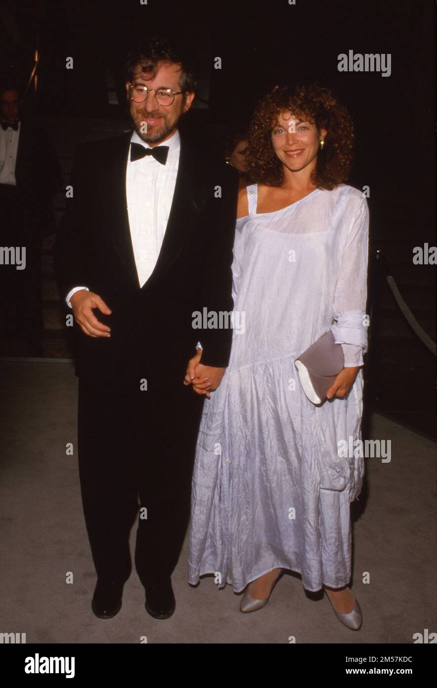 Steven Spielberg and Amy Irving at Giorgio Armani's Spring-Summer '88 ...