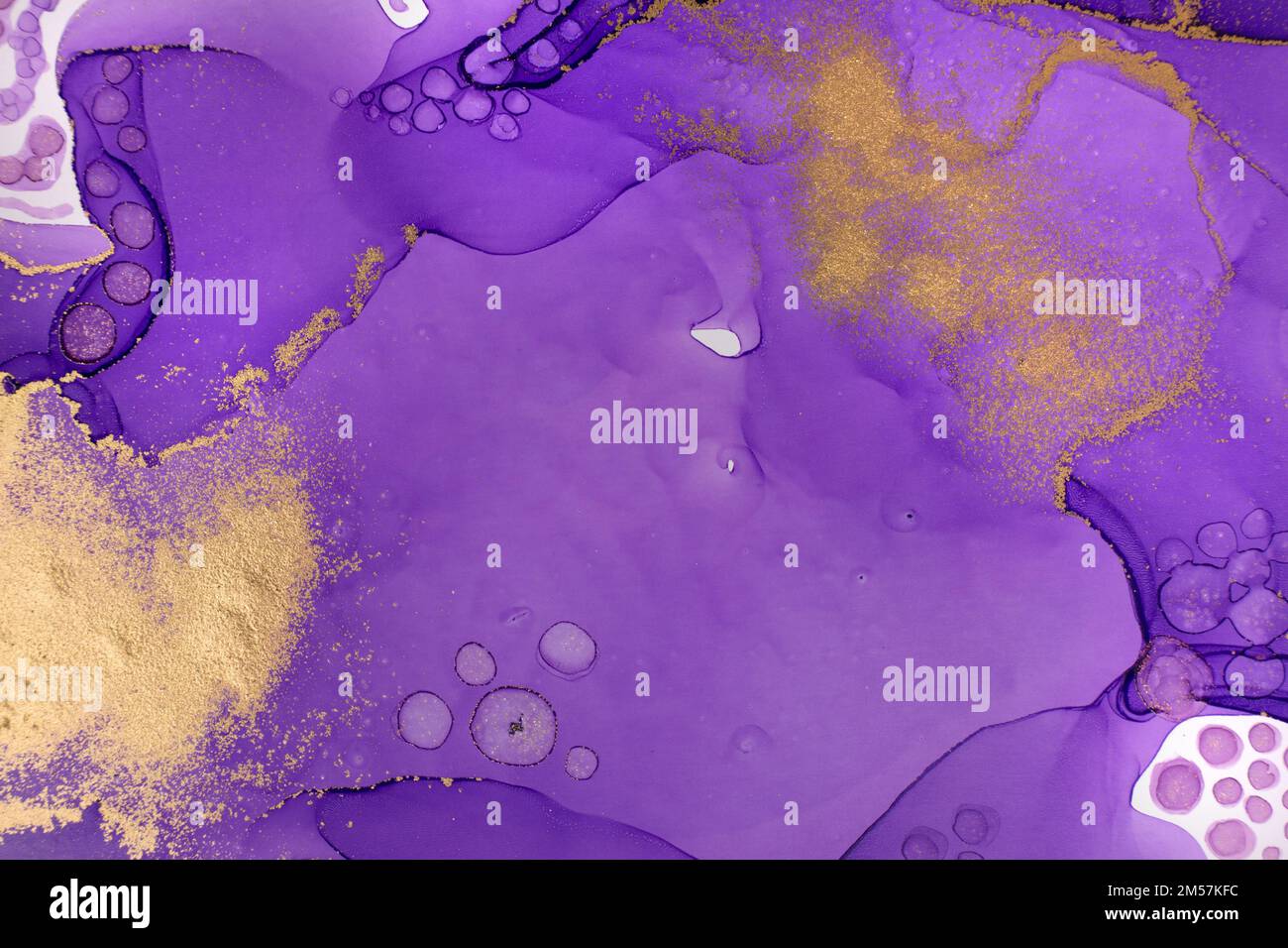 Marble Gradient Violet and Gold Veins Artwork Background Stock Photo ...