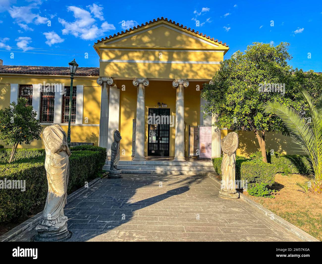 Exterior view of the Archaeological Museum of Sparta located in Sparta ...