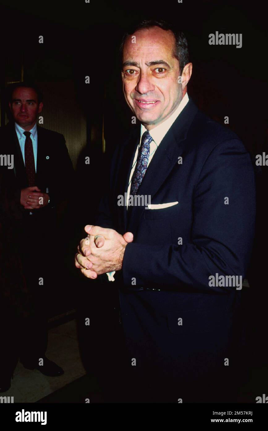 Mario Cuomo, attending the re-grand opening of Radio City Music Hall in ...