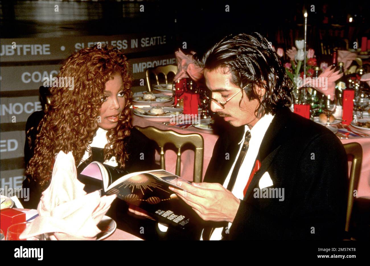 Janet Jackson & boyfriend Renee Alizondo at the Blockbuster ...