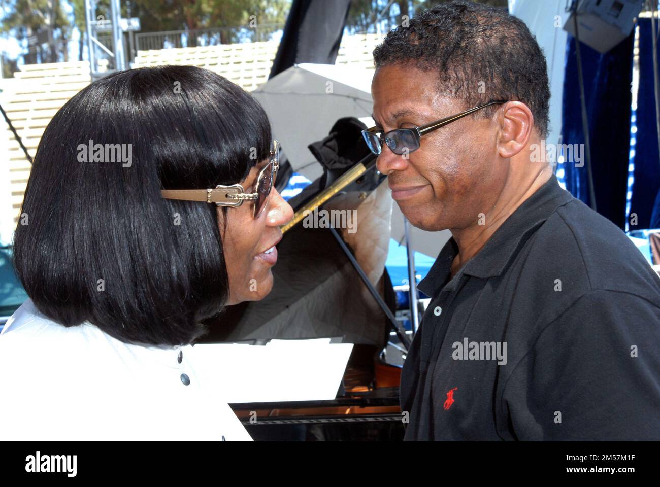 Patti Austin & Herbie Hancock at rehearsals for A Starry Night Tribute ...