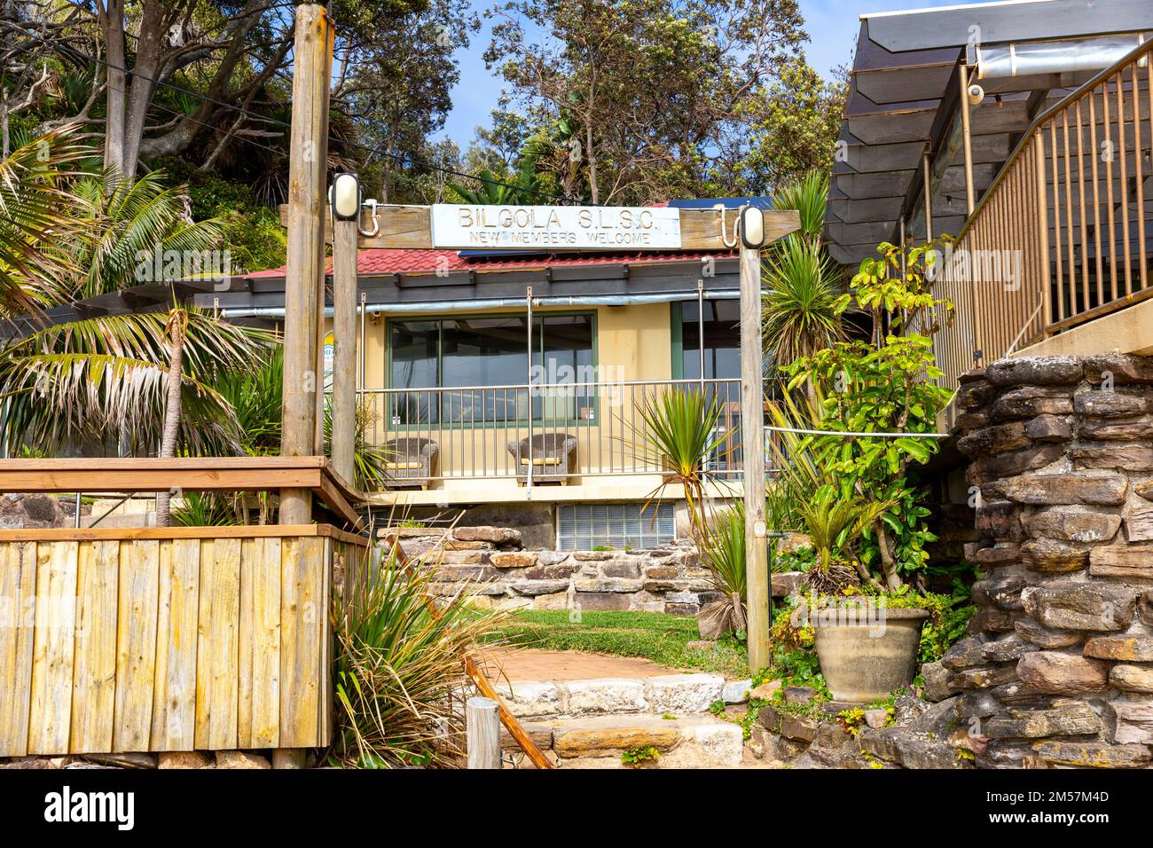 Bilgola Beach SLSC surf life saving club entrance,Sydney,NSW,Australia ...
