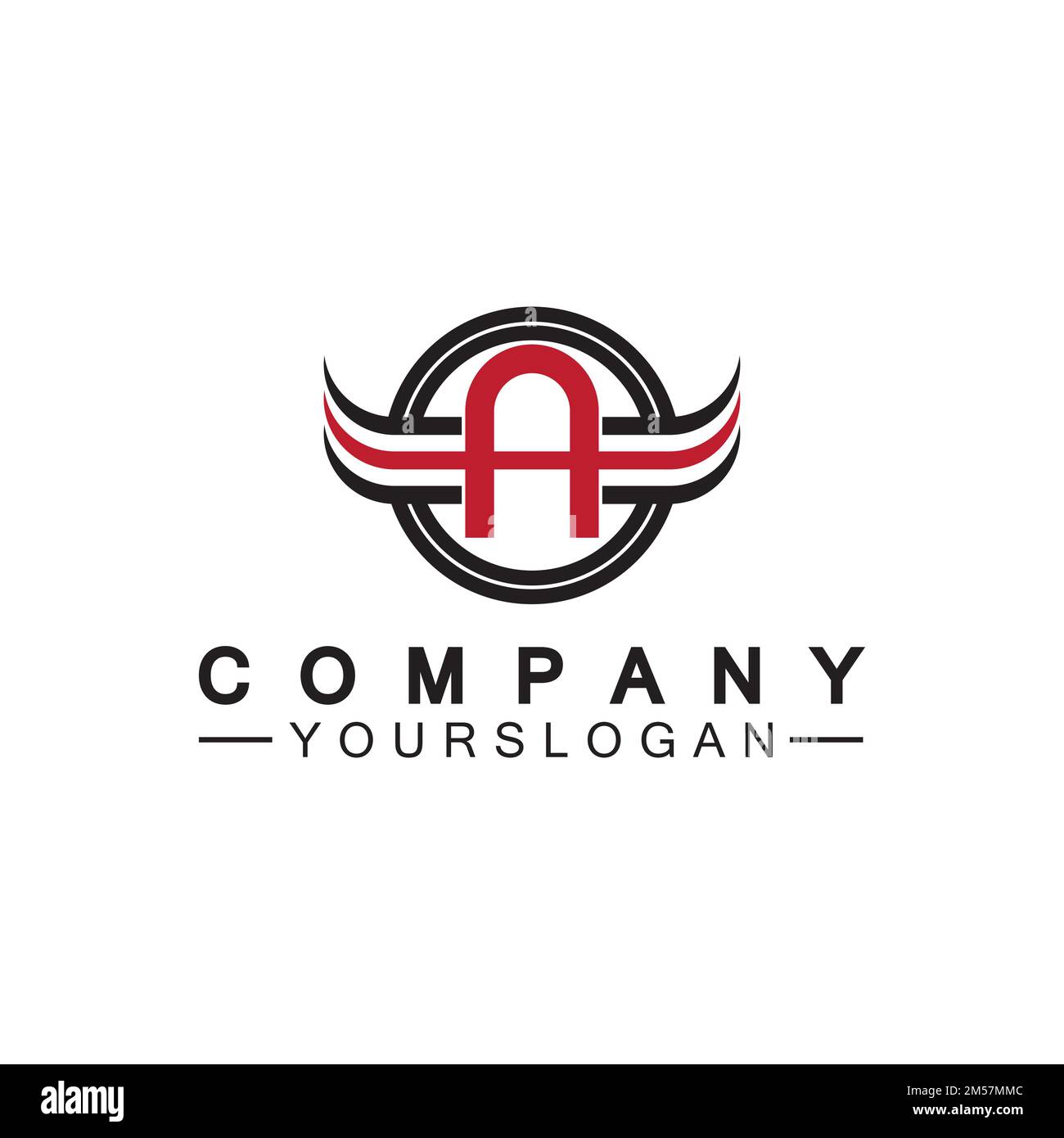 letter A wings logo vector illustration Stock Vector Image & Art - Alamy