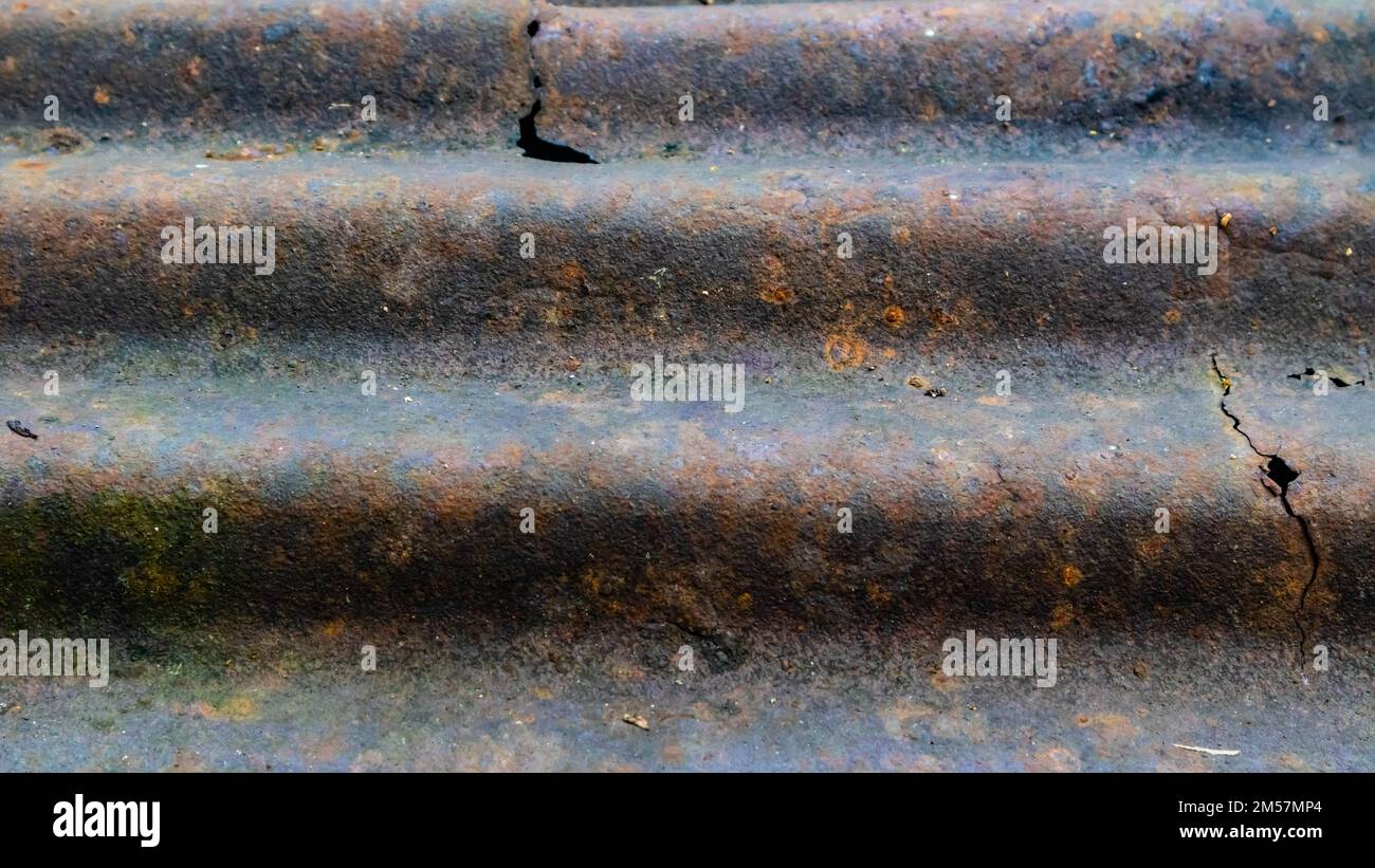 rusty zinc texture as background Stock Photo - Alamy